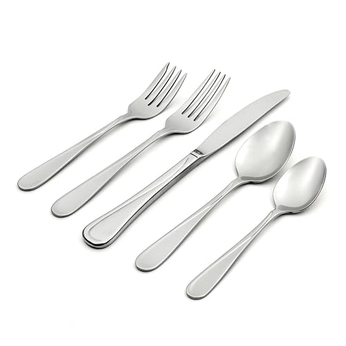 Oneida Flight 45-Piece Stainless-Steel Flatware Set, Service for 8 ...