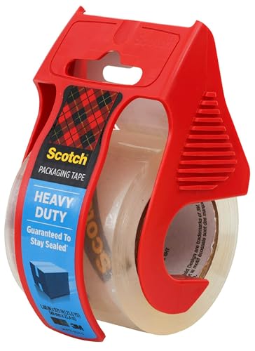 Scotch Heavy Duty Shipping and Moving Packing Tape, Clear, Packing and ...