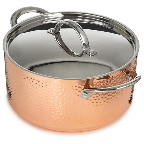 BergHOFF Vintage 5Pc Tri-Ply Copper Cookware Set