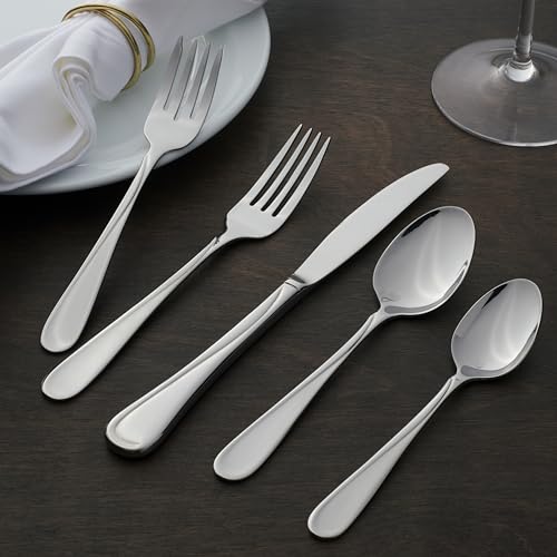 Oneida Flight 45-Piece Stainless-Steel Flatware Set, Service for 8 ...