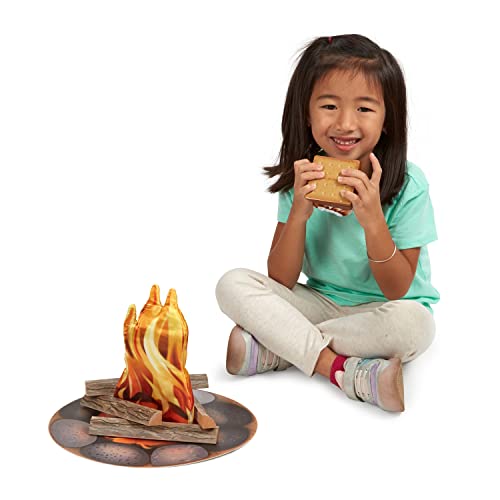 Melissa & Doug Let's Explore Campfire S'Mores Play Set - Play Campfire ...