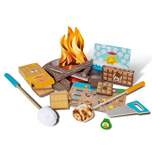 Melissa & Doug Let's Explore Campfire S'Mores Play Set - Play Campfire ...