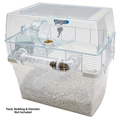 Ferplast Duna Space Hamster Cage, Extra-Deep 11.5-Inch Base Promotes ...