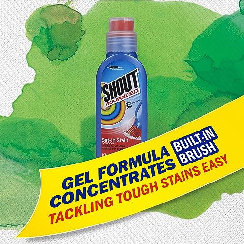 Shout Advanced Stain Remover Gel for Clothes Laundry, Ultra ...