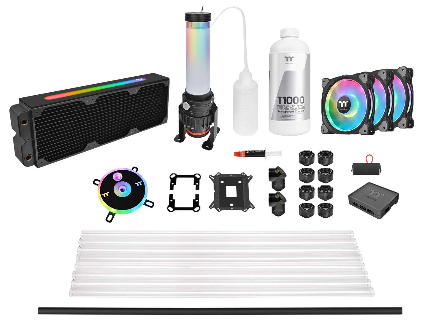 Thermaltake Pacific CL360 Max D5c Res/Pump 16.8 Million Color RGB ...