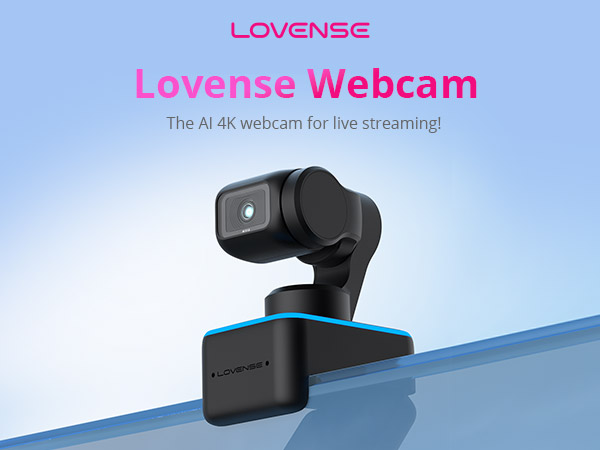 Mua LOVENSE Webcam, Ultra HD 4K AI Webcam for PC Live Streaming with AI Auto Tracking, Hand ...